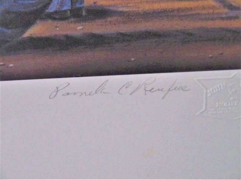 Pamela C. Renfroe's 1995 " Fillin up on Memories" Collector Print - Etsy