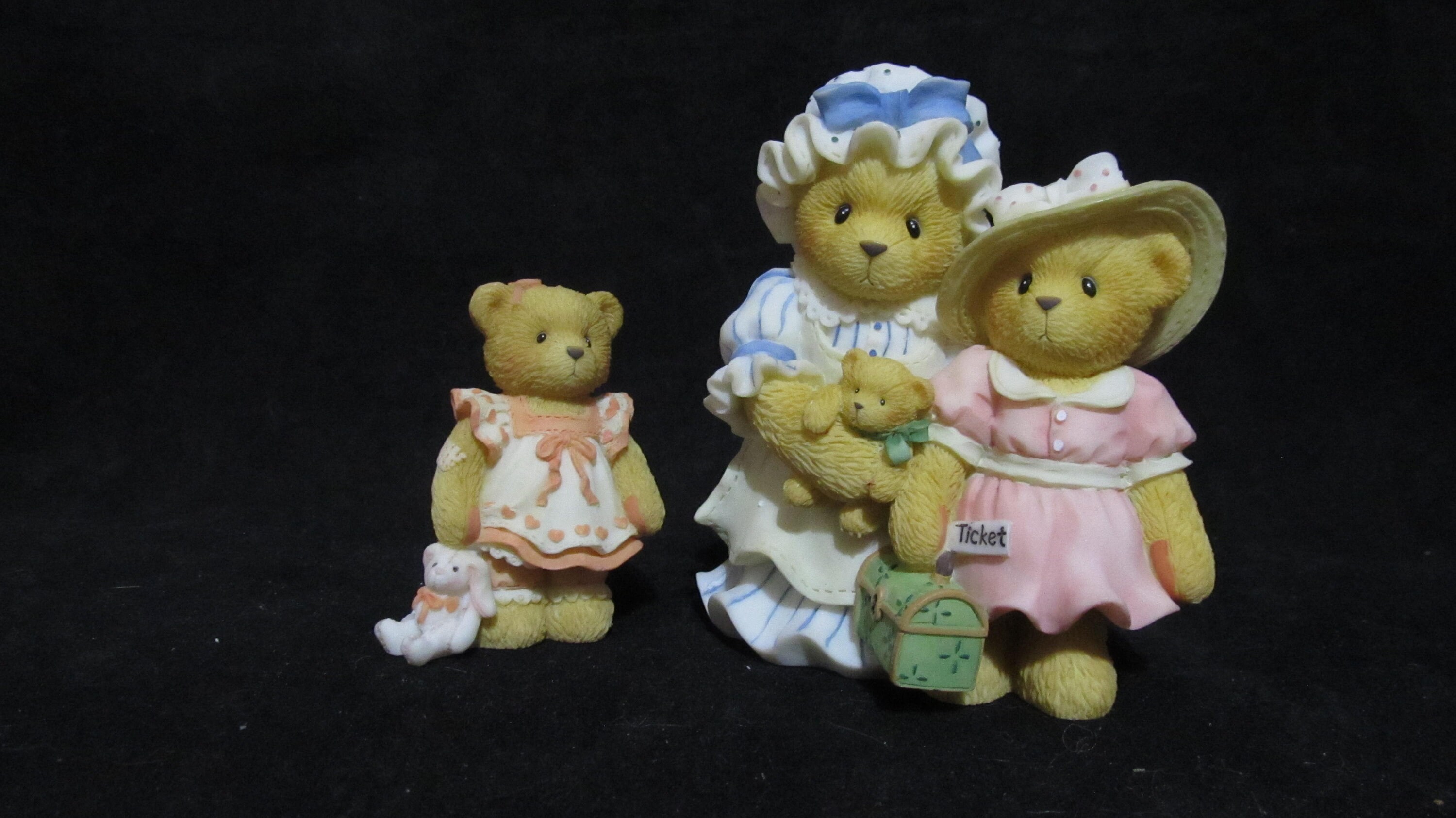 Pair of Cherished Teddies 1) Charissa @0 Ashylynn Figurines - Etsy