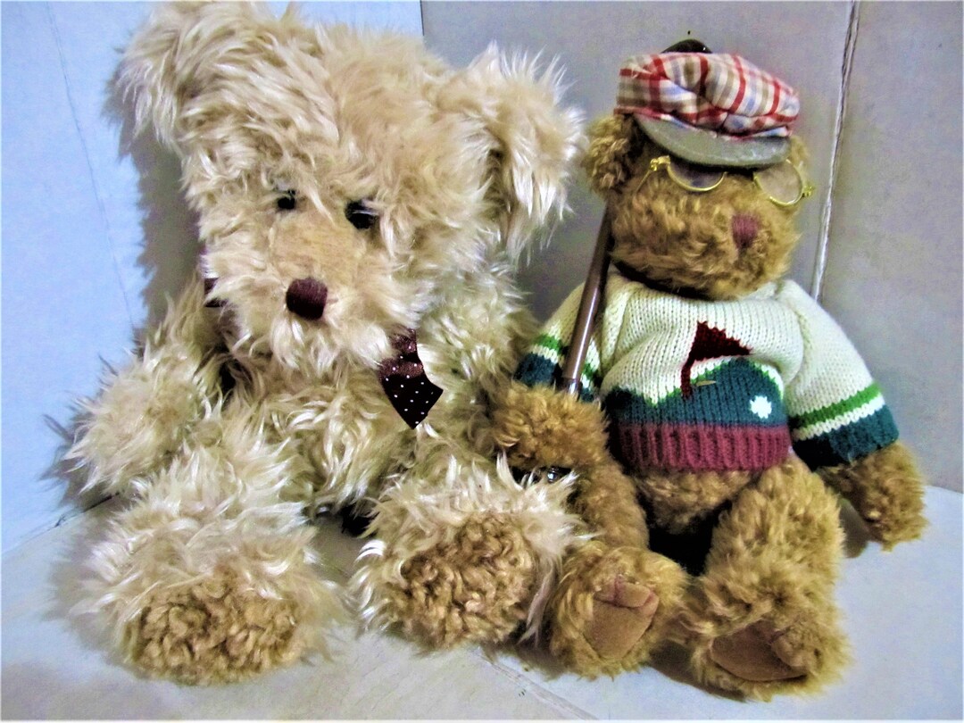 Pair of Russ Berrie 1995 From the Past Series "1) Radcliffe & 2) Bogey ...