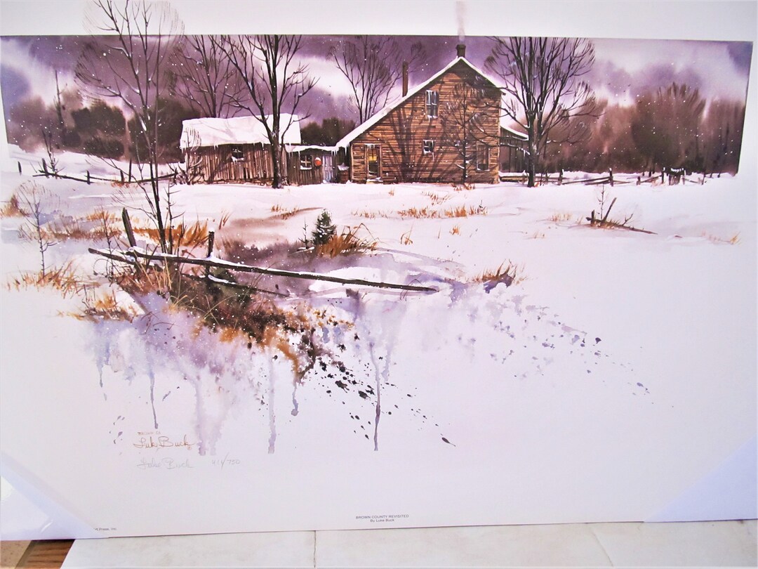 Luke Buck's Brown County Revisited " Print - Etsy