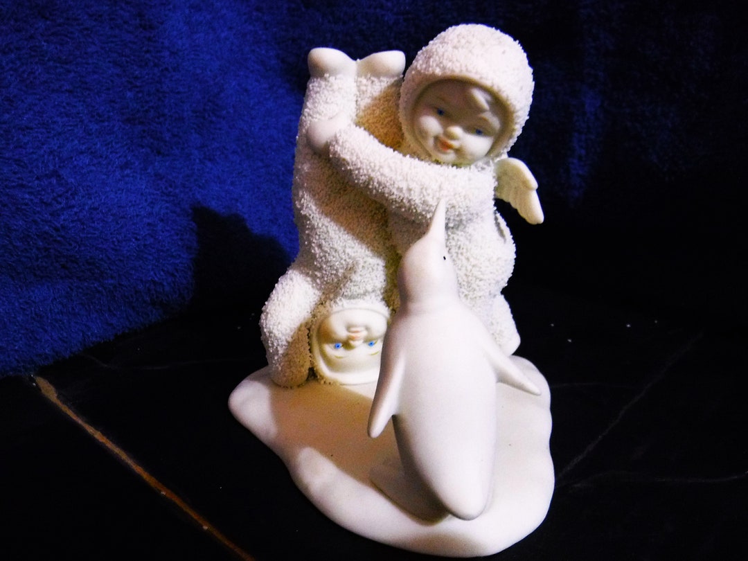 Department 56 Angel Snowbabies 1990's " Which Ways Up...68812 ...