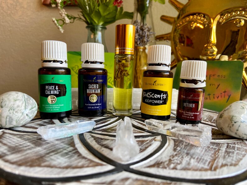 GROUNDING Essential Oil Roller Bottle Blend, Essential Oils for ...