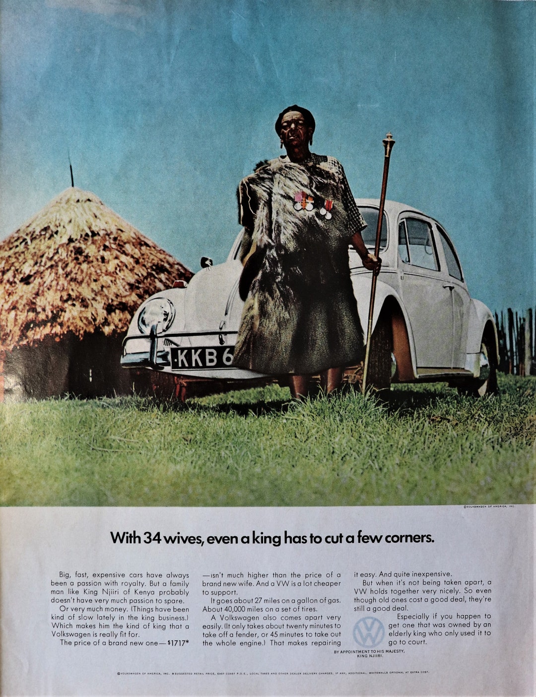 1967 VW Bug Advertisement. Vintage 1967 Volkswagen Bug Ad. 1967 VW Bug ...