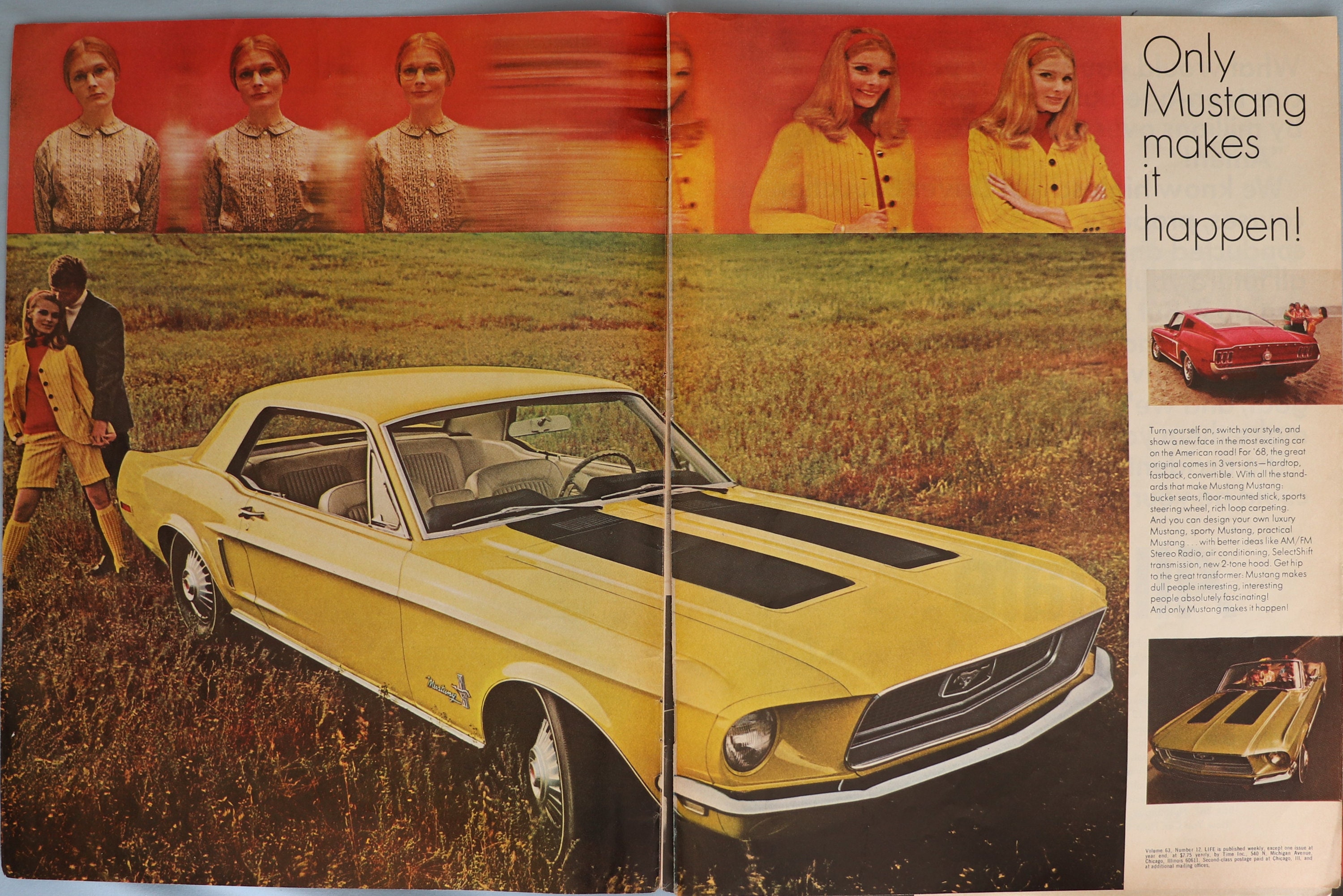 1960s Mustang Ad