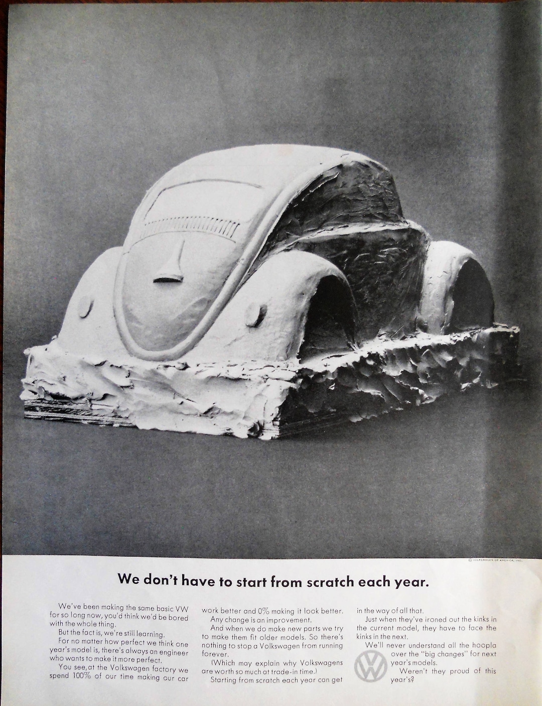 1969 VW Bug Car Advertisements. Vintage 1969 Volkswagen Beetle Ad. 10w ...