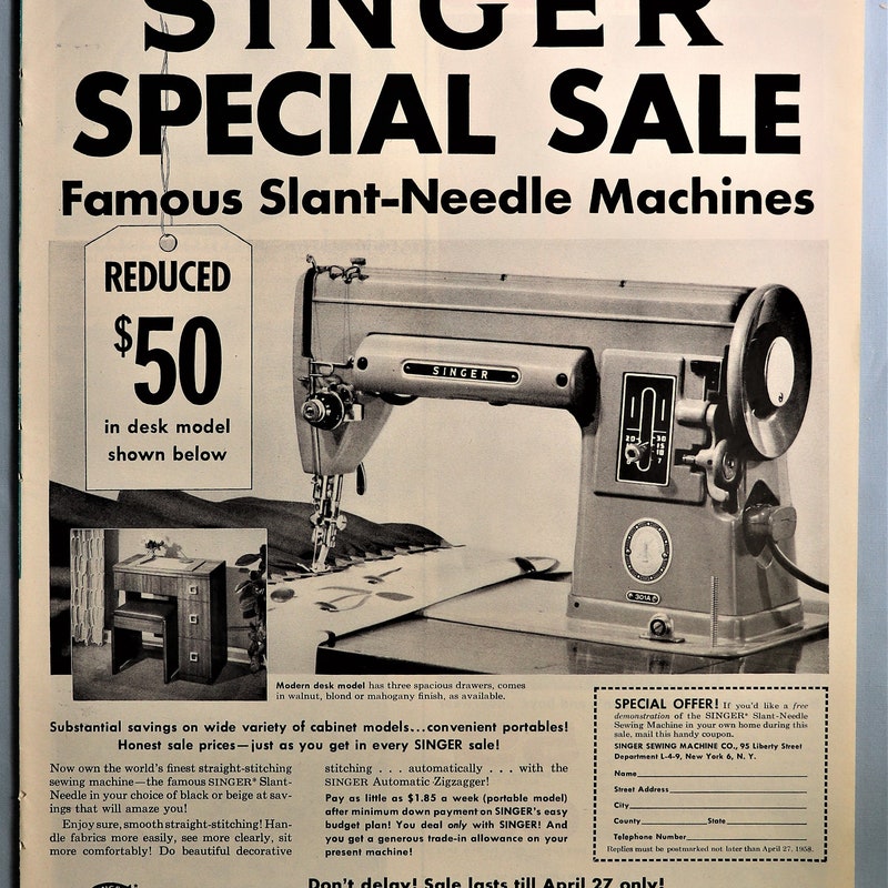 Singer Sewing - Etsy