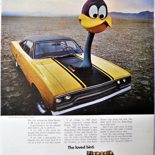70 Plymouth Roadrunner - Etsy