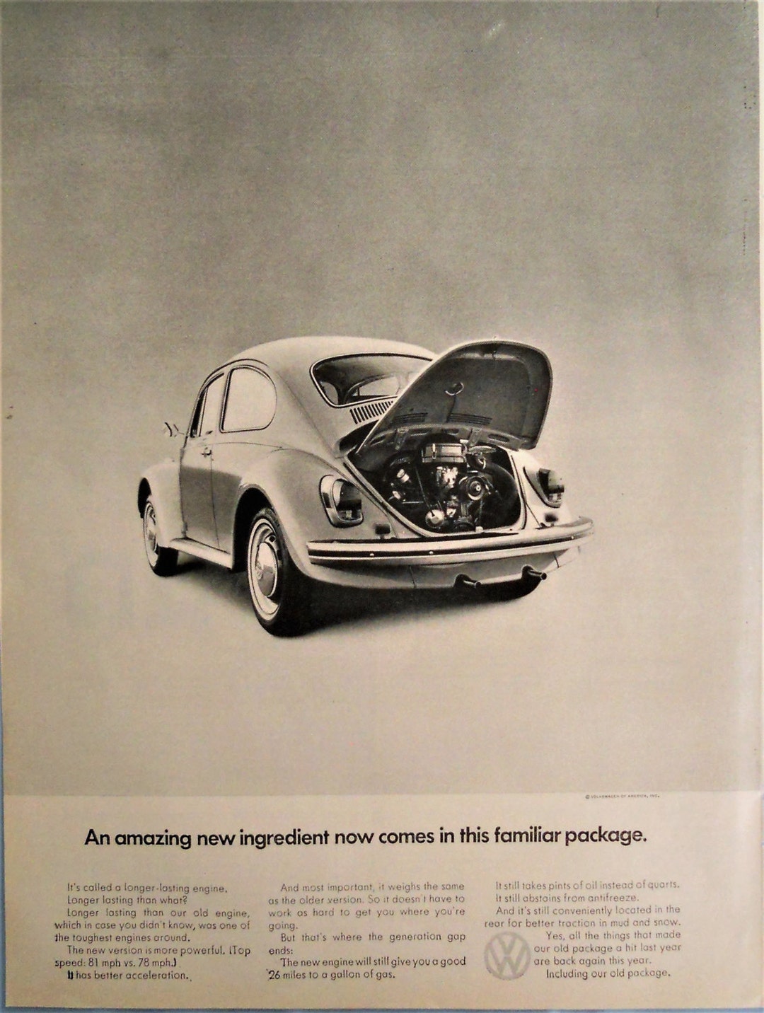 1970 VW Bug Ad. 1970 Volkwagen Bug Ad. 1970 VW Beetle Ad. - Etsy