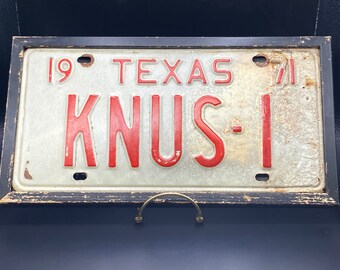 Radio License Plate - Etsy