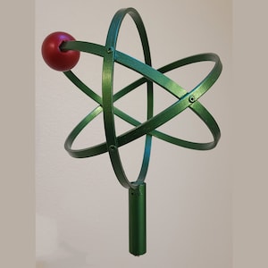 Atom Symbol Tree Topper Holiday Ornament Atheist Science Pre-made ...