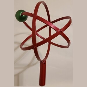 Atom Symbol Tree Topper Holiday Ornament Atheist Science Pre-made ...