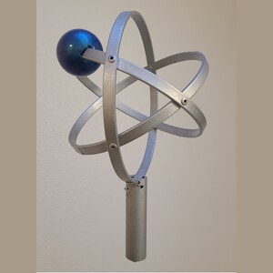 Atom Symbol Tree Topper Holiday Ornament Atheist Science Pre-made ...