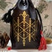 Magical Voodoo Leather Drawstring Bag/ Pouch - Etsy