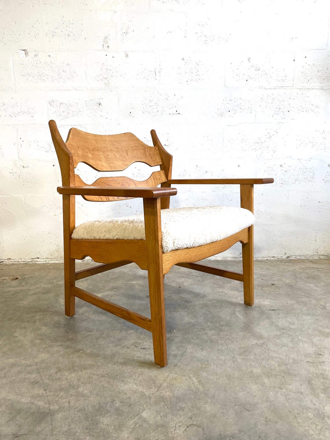 Henning Kjaernulf Razorback Razorblade Lounge Chair Danish Mid Century ...