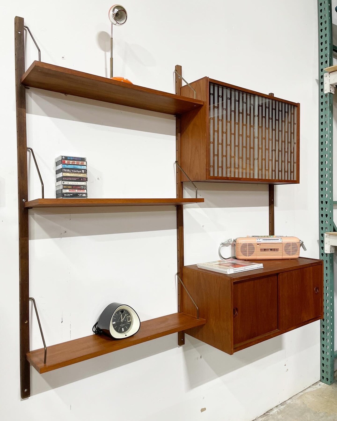 Danish Modern Mid Century Wall or Shelf Unit - Etsy