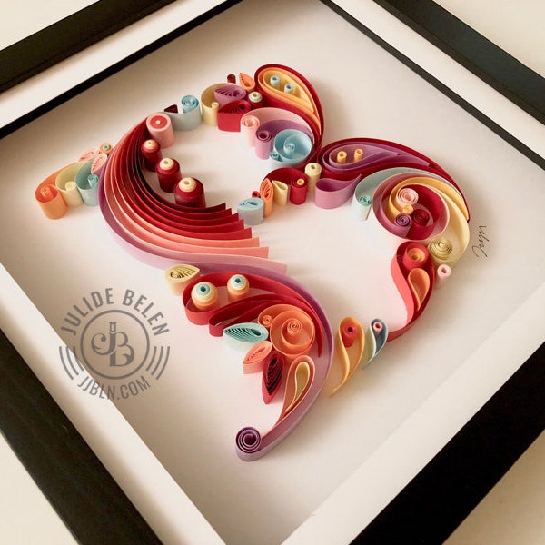 Quilled Monogram - Etsy