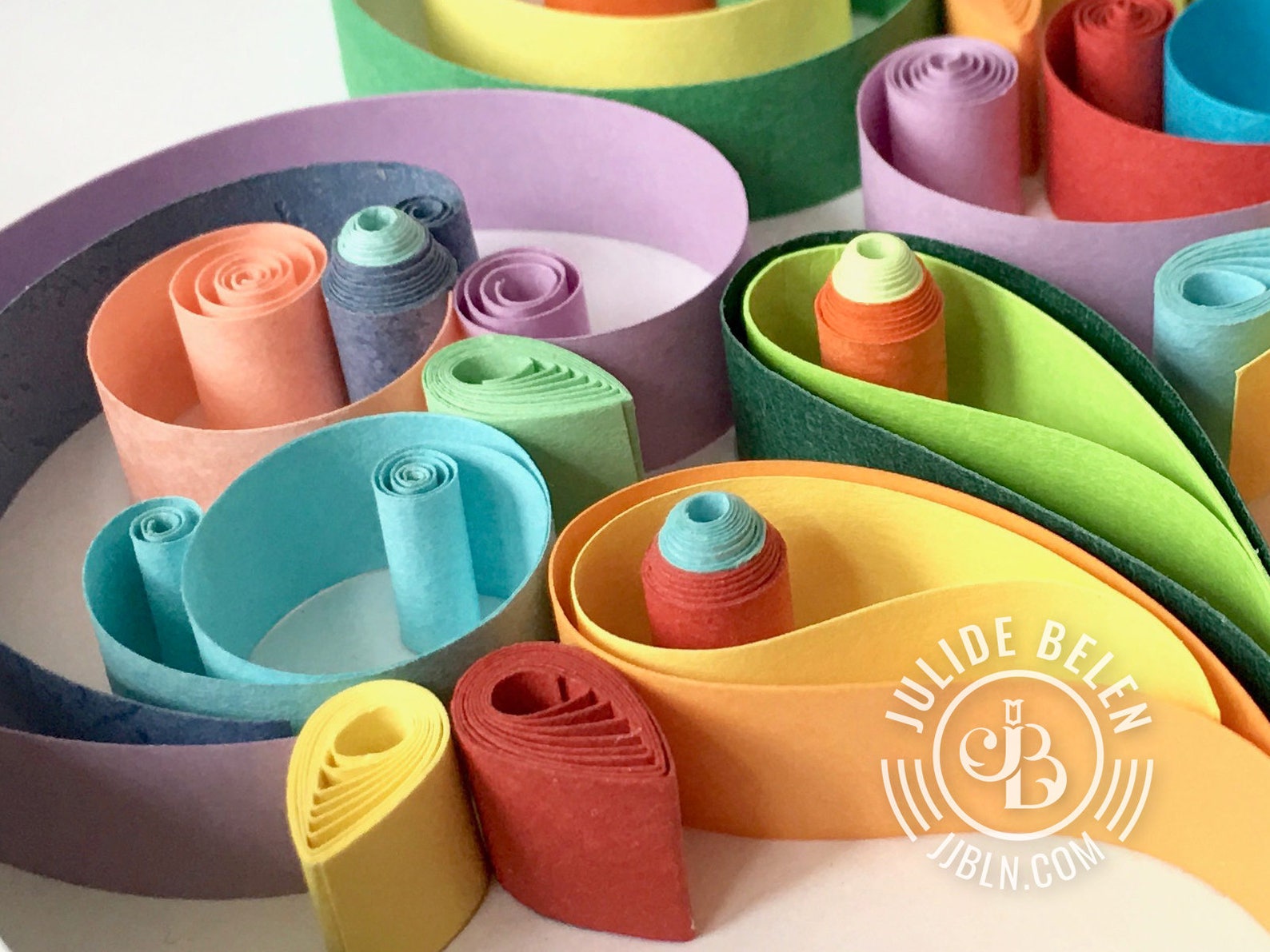 Quilled Paper Art by Julide Belen: Quilled Paper Heart Wall - Etsy