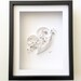 JJBLN Quilled Paper Art by Julide Belen: White Heart - Etsy