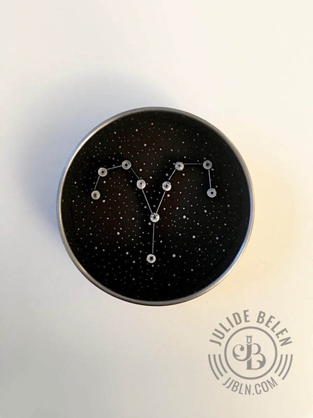 JJBLN Mini Quilled Paper Art Magnet by Julide Belen: Aries Sun Sign - Etsy