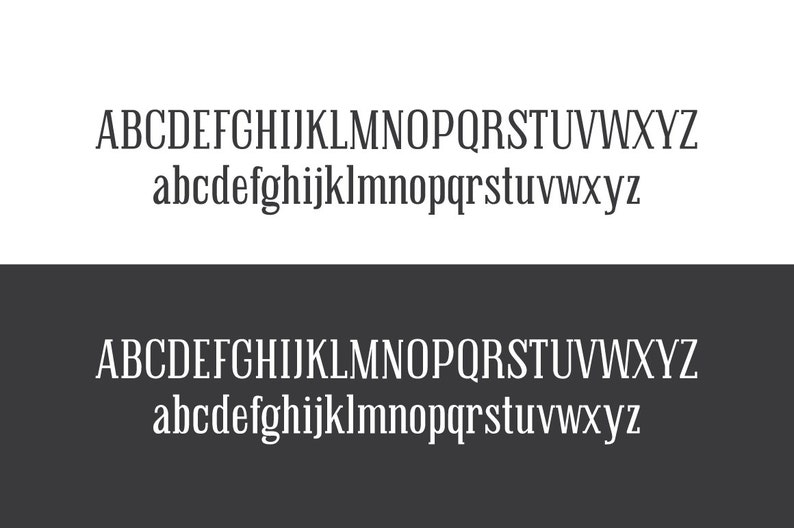 JJBLN Font by Julide Belen: Elegant Slab Serif Regular - Etsy