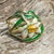 Golden Daffodil Ring, Art Nouveau Lily Flower Jewelry With Vitreous ...