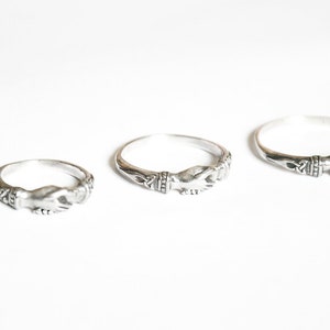 Handcrafted Sterling Silver Fede Ring - Ancient Roman Handshake Design ...