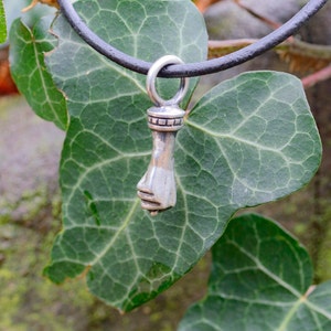 Sterling Silver Fig Pendant, Protection Figa Charm, Mano Fica, Good ...