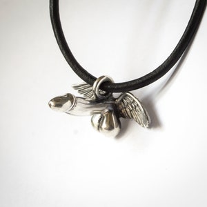 Silver Winged Phallus Charm, Fascinum Pendant, Sterling Silver Fascinus ...