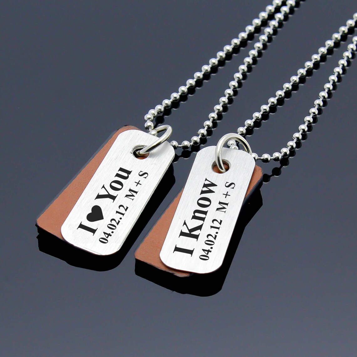 Couples Necklace Couples Jewelry Matching Necklace | Etsy