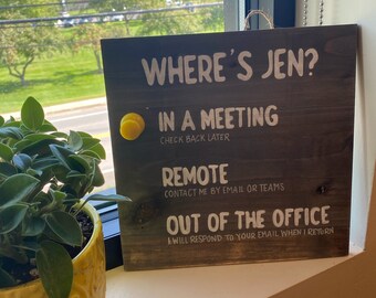 Where Am I Door Sign - Etsy