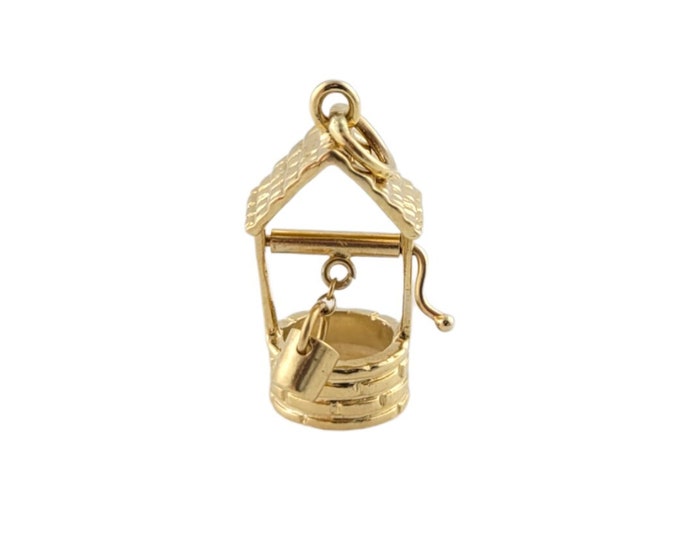Vintage 14K Yellow Gold Water Well Charm #12963 - Etsy