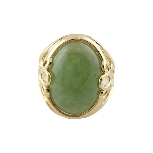 14k Jade Ring - Etsy