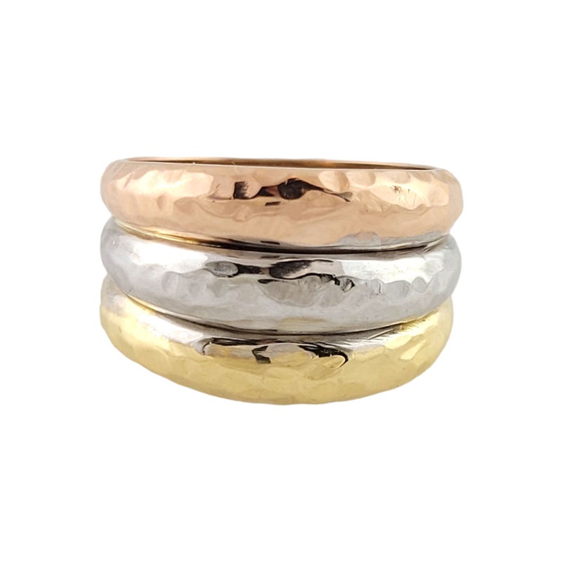 Tri Color Rings - Etsy