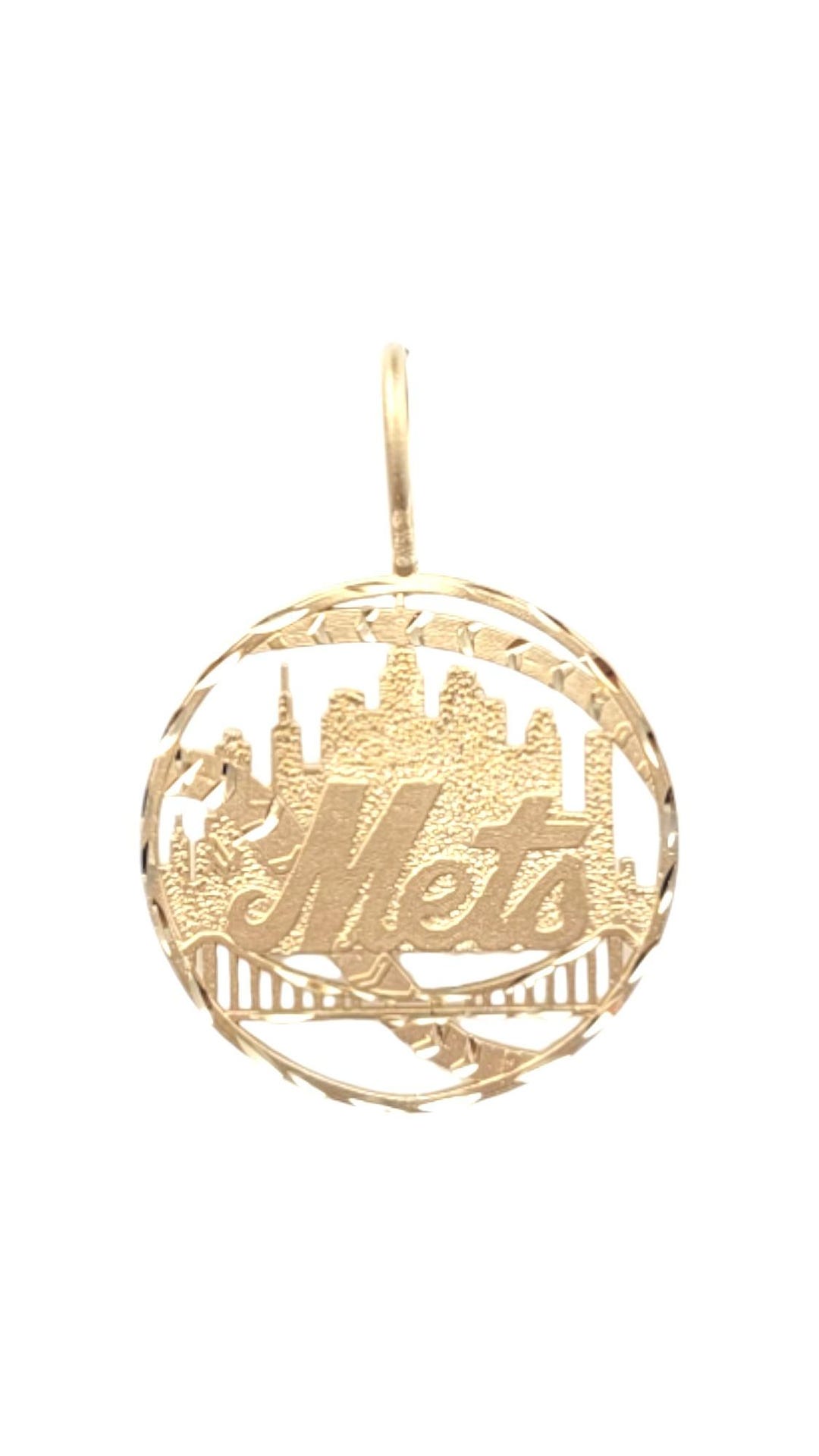 14 Karat Yellow Gold Ny Mets Charm #20344 - Etsy