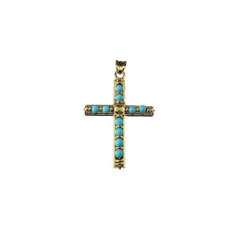 Turquoise Cross - Etsy
