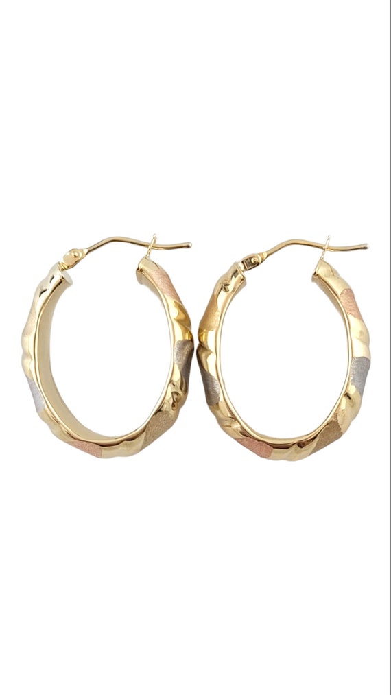 Vintage tri-color 14k rose - Gem