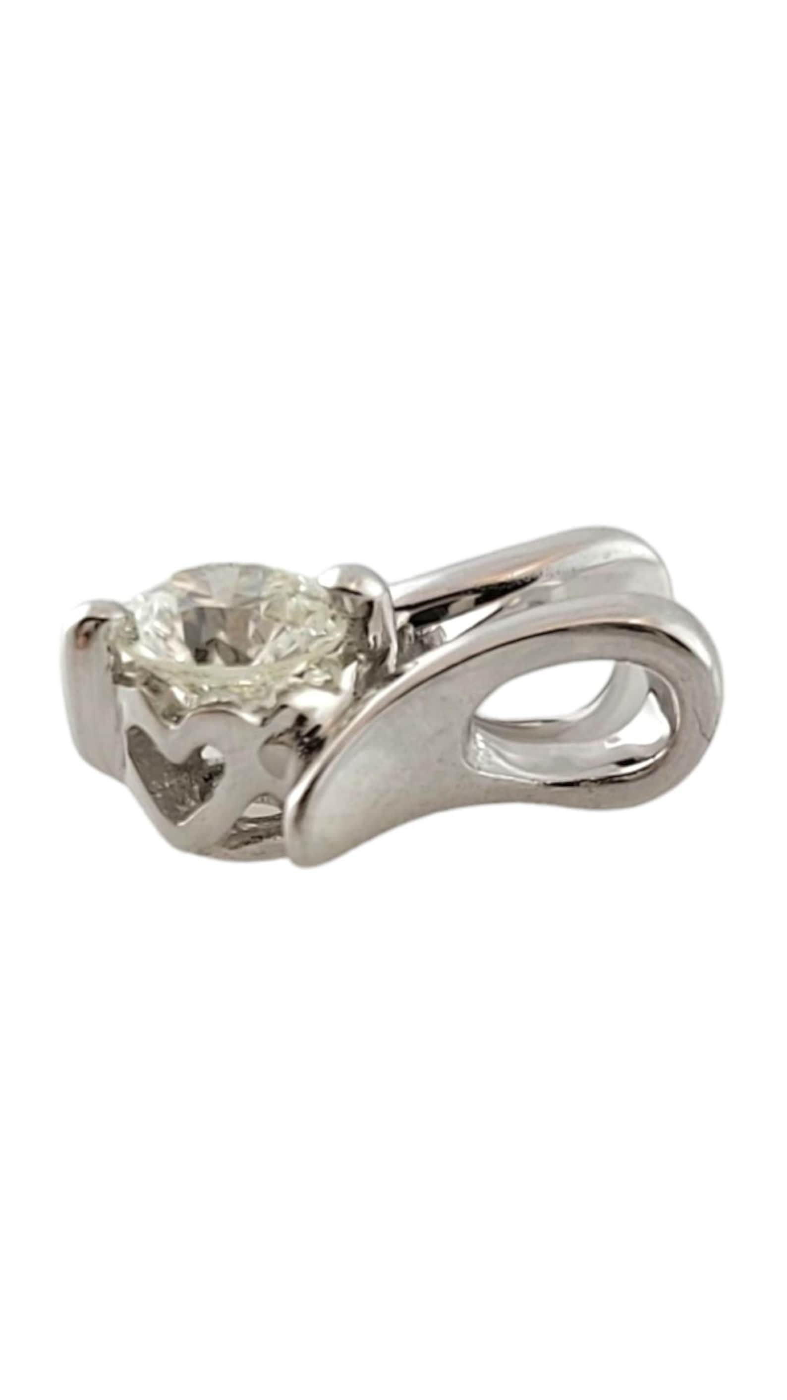 Voice by TSL 18 Karat White Gold Diamond Pendant #17778 - Etsy