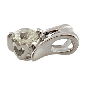 Voice by TSL 18 Karat White Gold Diamond Pendant #17778 - Etsy