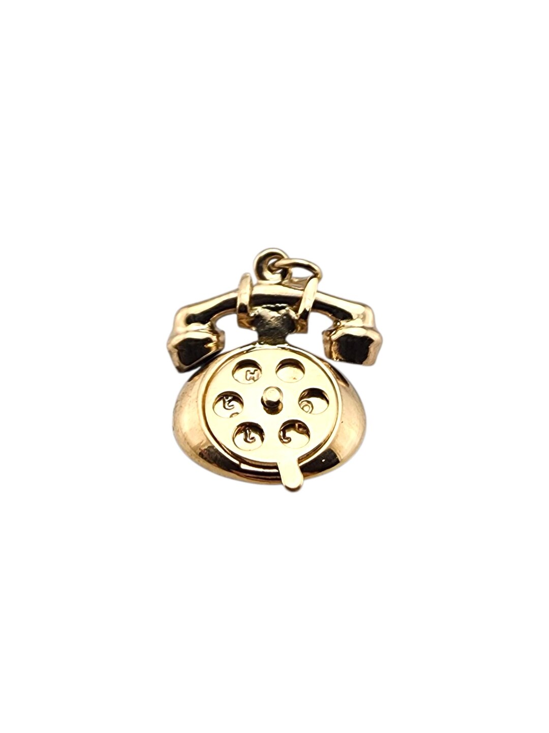 14 Karat Yellow Gold Rotary Phone "hello, I Love You" Charm #23274 - Etsy
