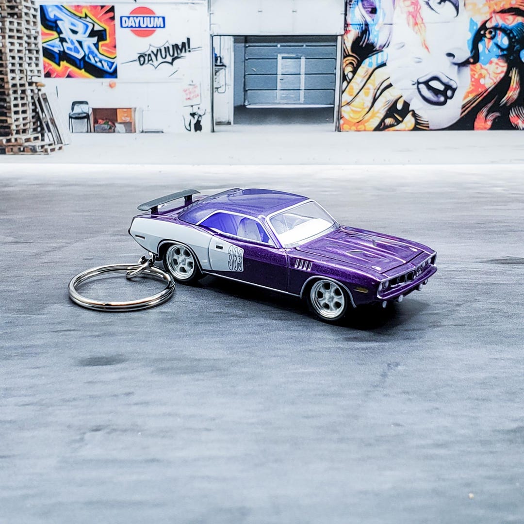 Plymouth Barracuda Cuda Car Keychain Keychain | Premium | Limited Run ...
