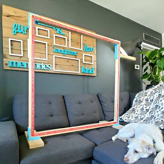 DIY Rug Tufting Frame 40 inch with custom brackets and yarn | Etsy