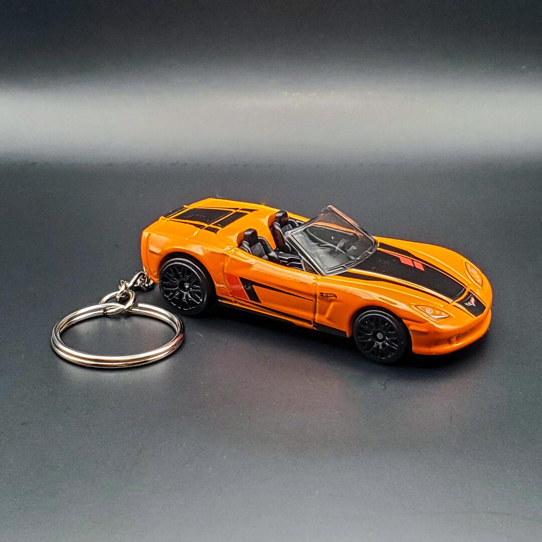 Corvette Car Keychain Chevy C6 Roadster | for Keys, Backpack, Clutch ...