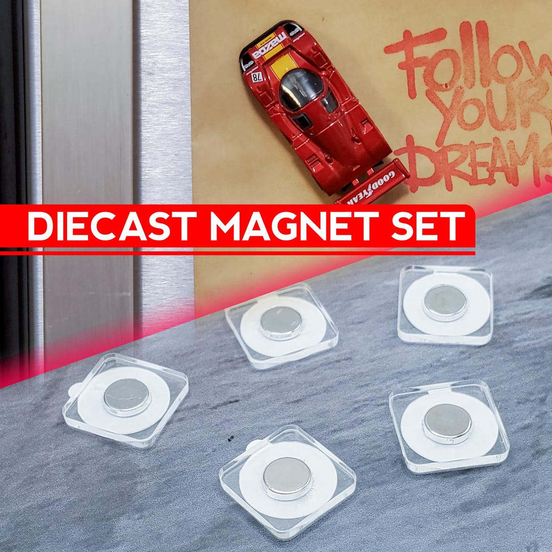 Hot Wheels Magnet Kits for Diecast, Matchbox, Mini GT - Convert Your ...