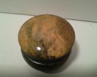 Blue Stone Box | Etsy