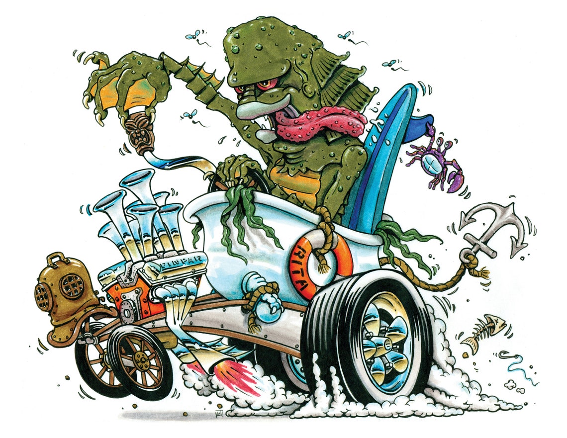 Creature's Crate Archival 11x8.5 Giclee Print - Etsy