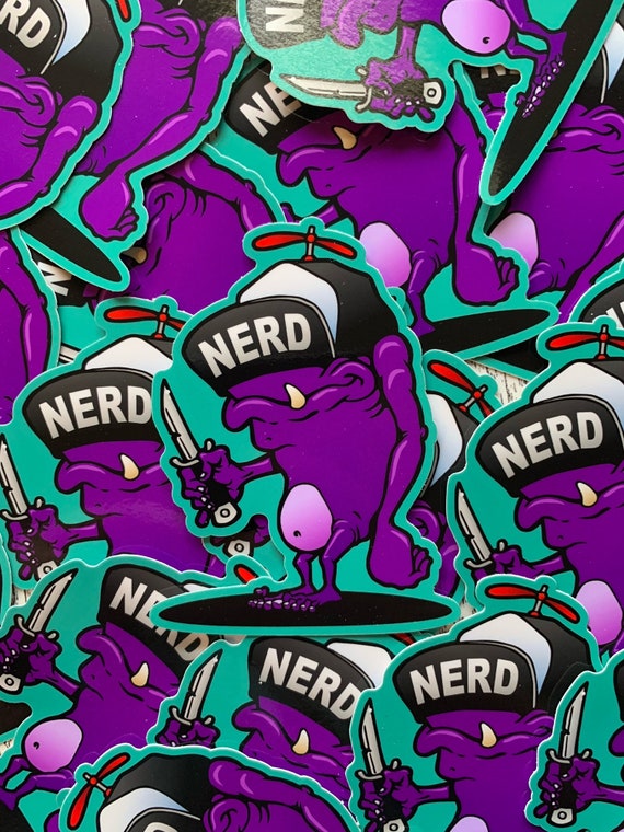 NERD Fink Sticker - Etsy