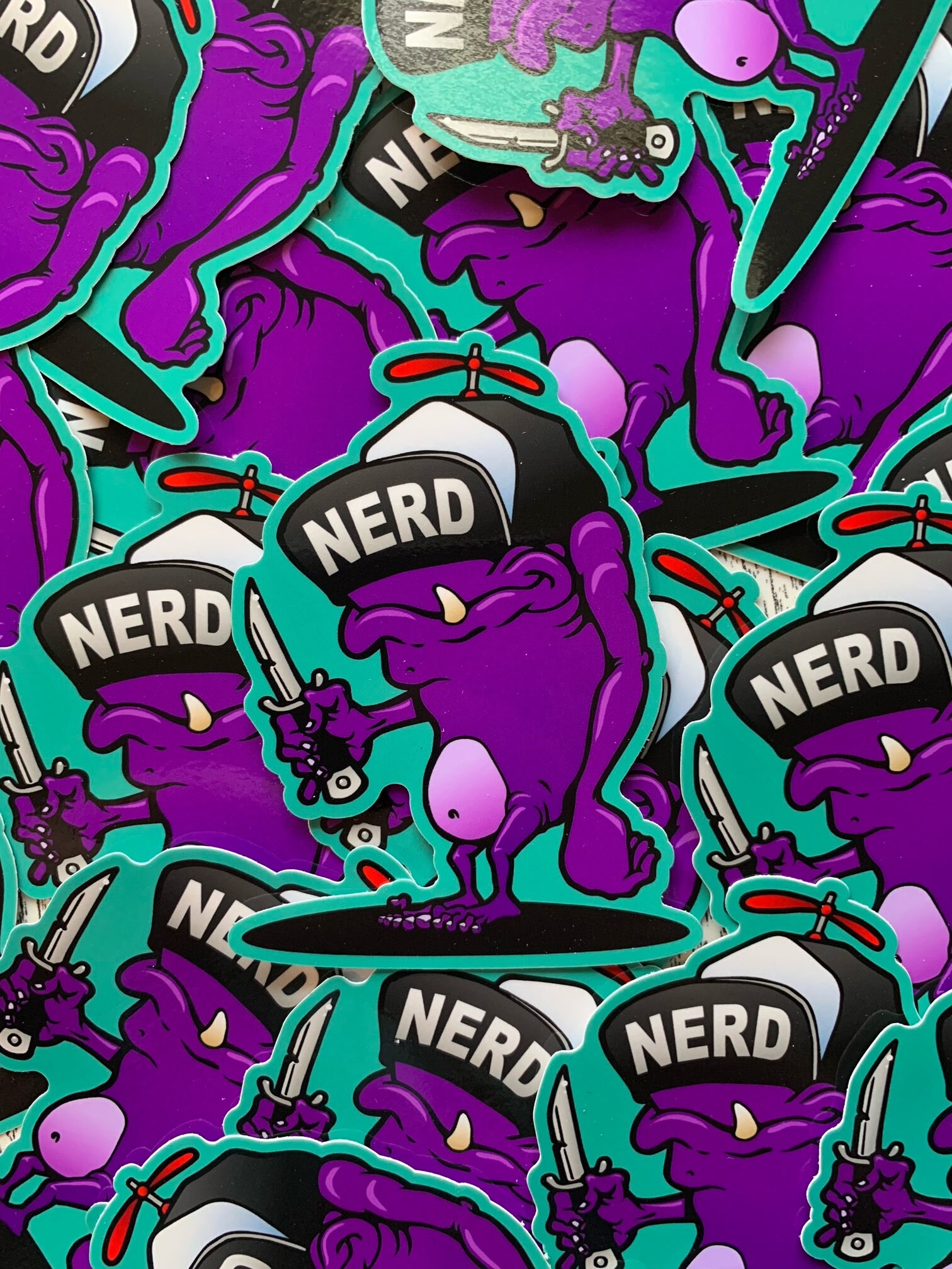 NERD Fink Sticker - Etsy