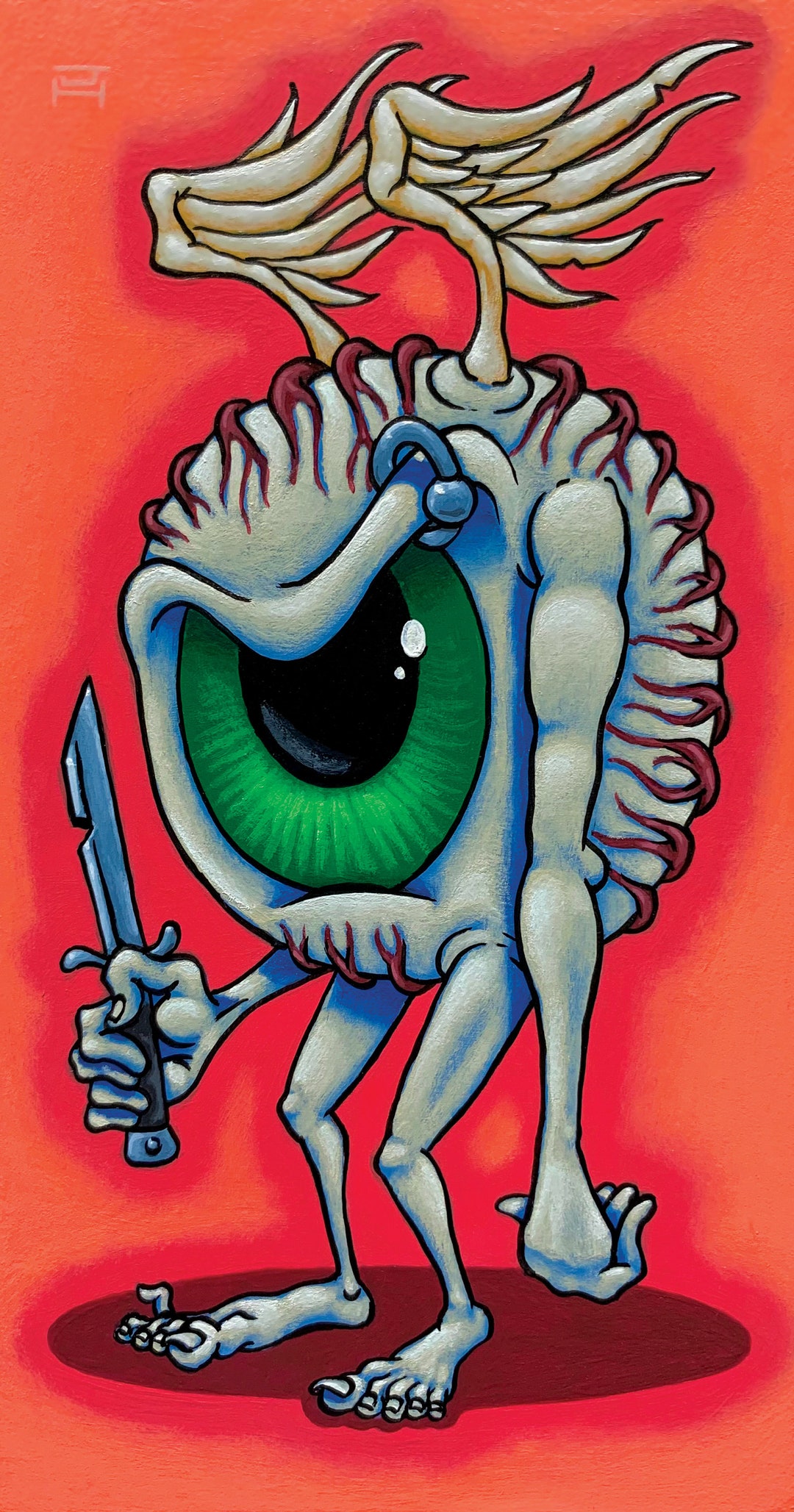 When Flying Eyeballs Go Bad Archival Giclee Print 8.5x11 - Etsy