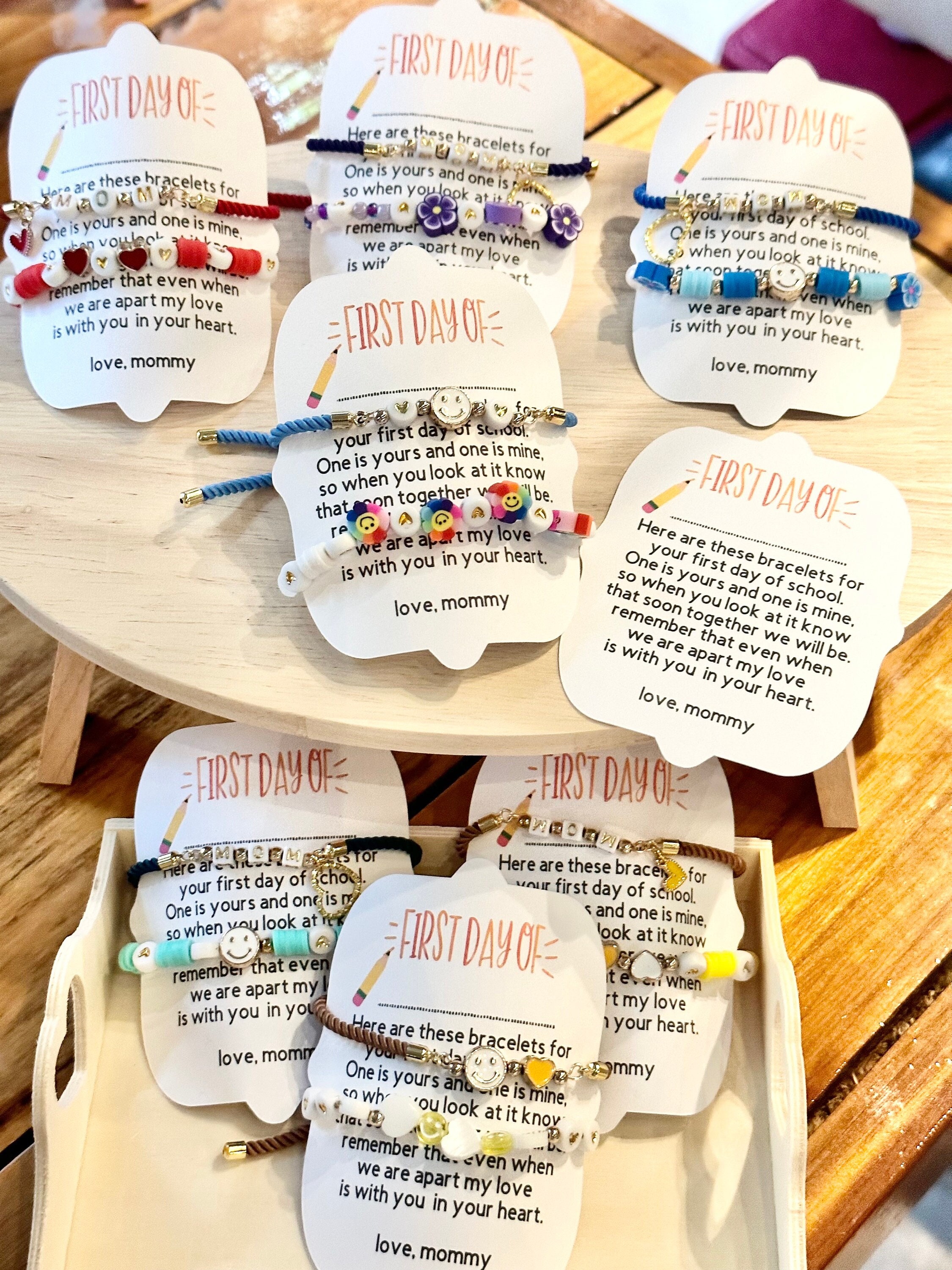 Mommy & Me Emotional Support Bracelets Beaded and Adjustable - Etsy