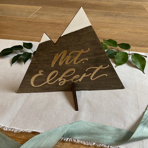 Mountain Table Numbers - Etsy